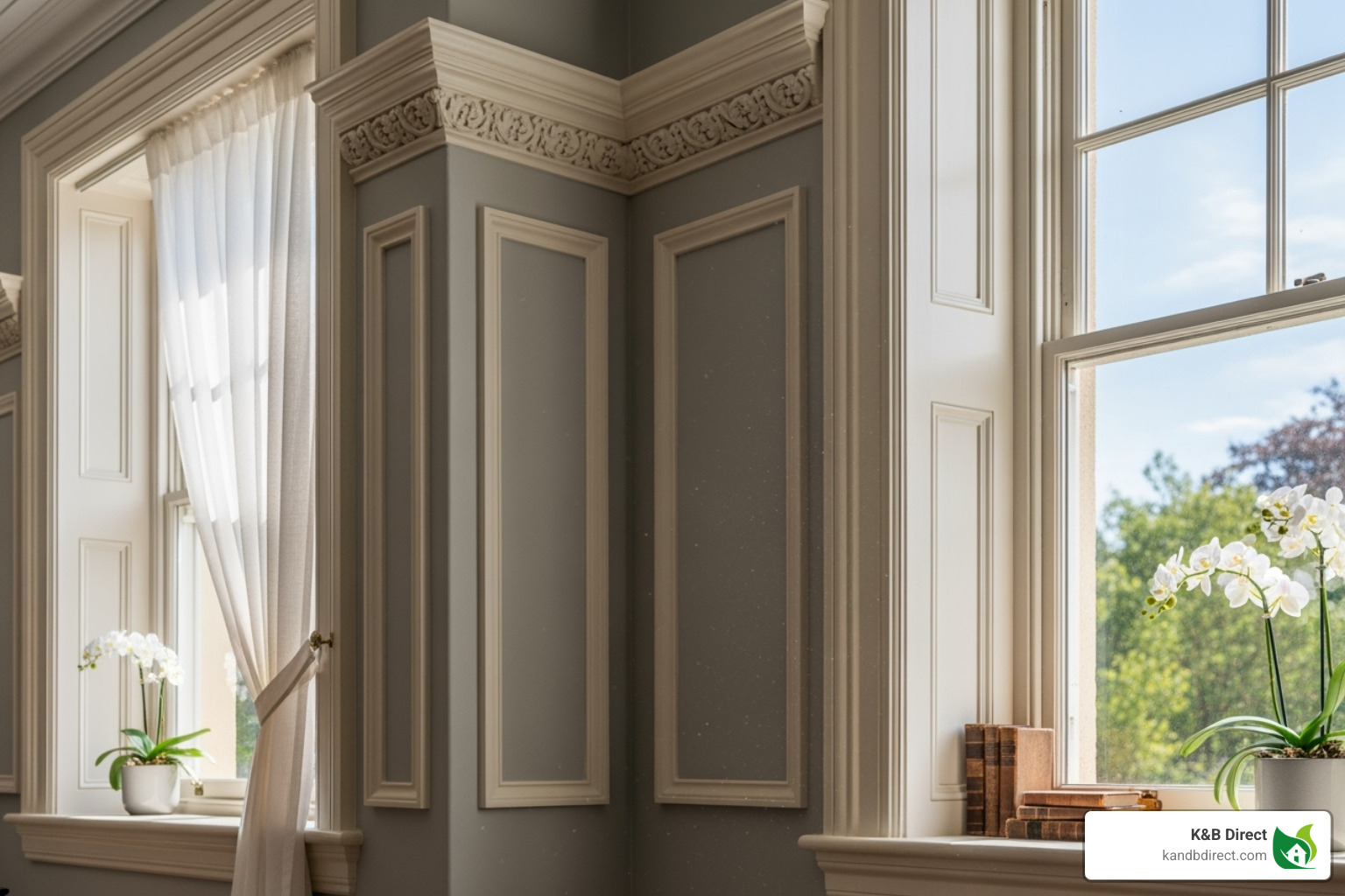 Window frame moulding: Elevate Home 2025